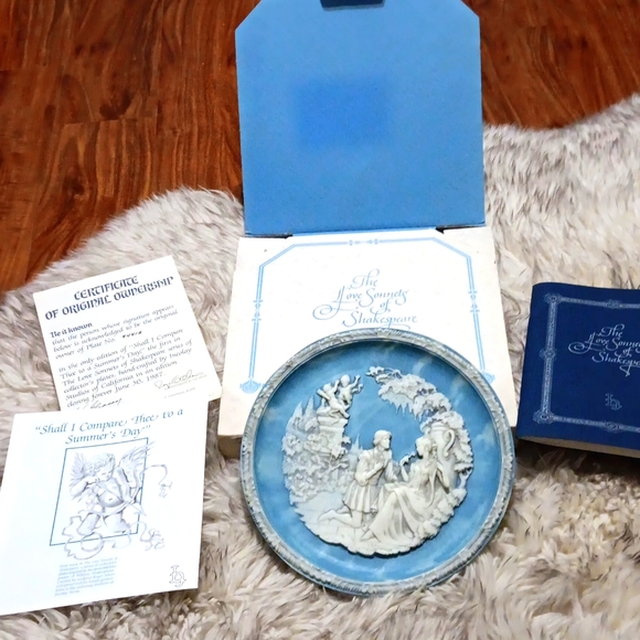 Art | Nib Vintage Collectors Incolay Cameo Stone Love Sonnets Of ...